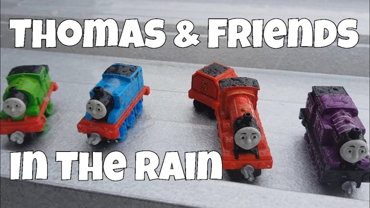 Thomas Percy James Ryan In The Rain | Playing Thomas and Friends - YouTube