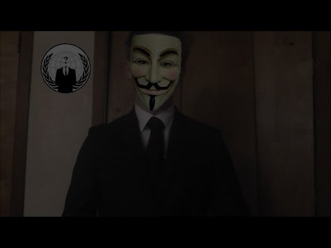 A message from the leader of Anonymous. - YouTube