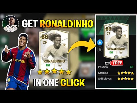 How to get Ronaldinho for free in Ea fc mobile 24 🔥 | Get Great players ...