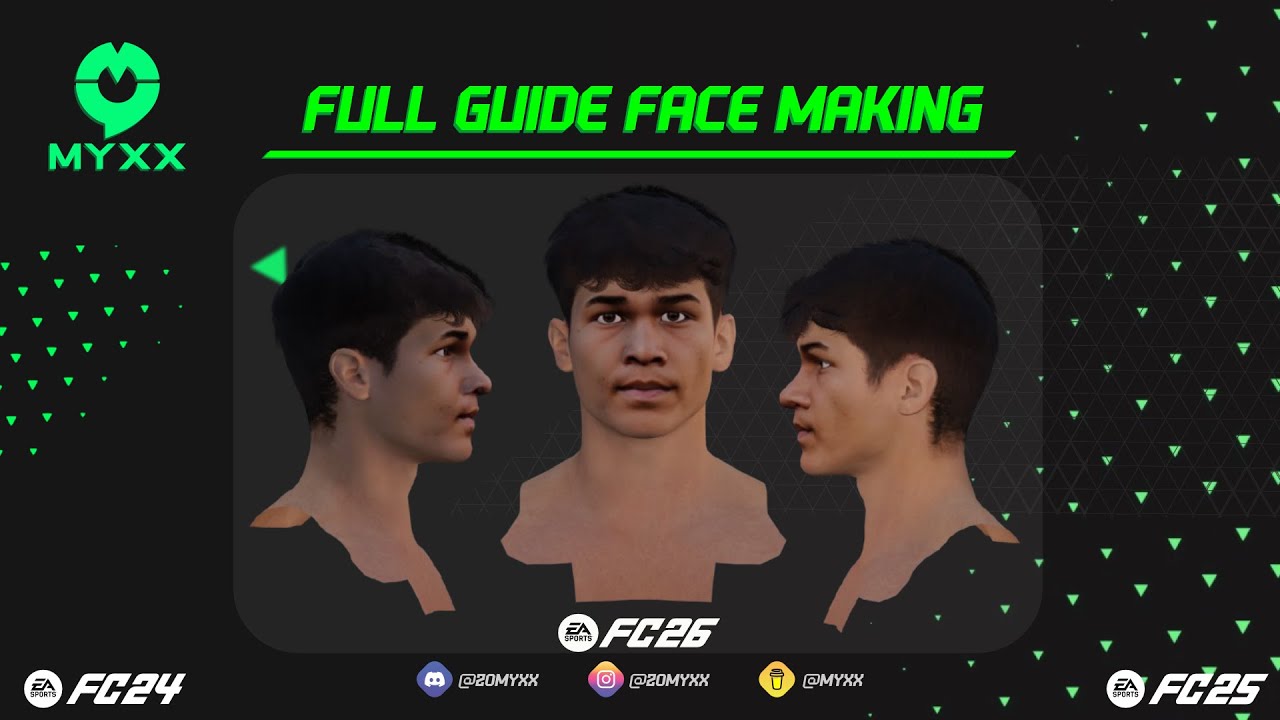 Full Guide Face Making FC24/FC25/FC26 - YouTube
