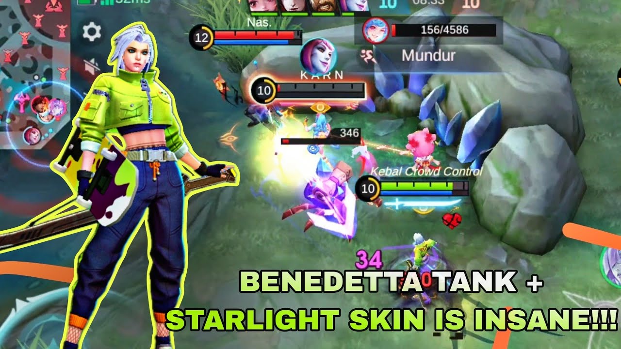 Benedetta Tank + Starlight Skin Is Insane!!! Gameplay Benedetta Tank ...