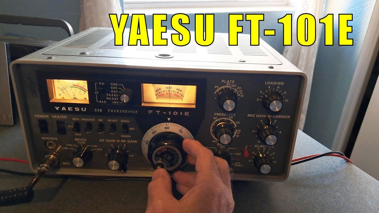 Special Event "Parks On The Air" and Vintage Yaesu FT-101E - YouTube