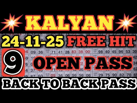 KALYAN STRONG OPEN 999 PASS 3 VVIP JODI RUNN EXTRA CLOSE OUR PANEL ...