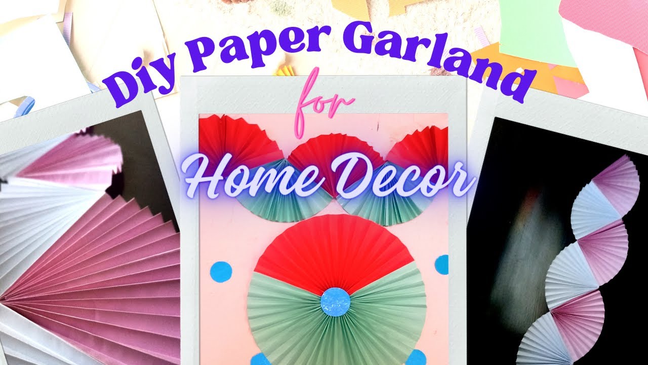DIY Paper Garland - YouTube