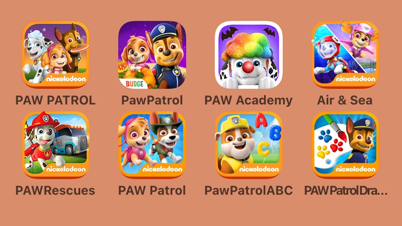 PAW Patrol a Day in Adventure Bay,PAW Patrol Rescue World,PAW Patrol ...