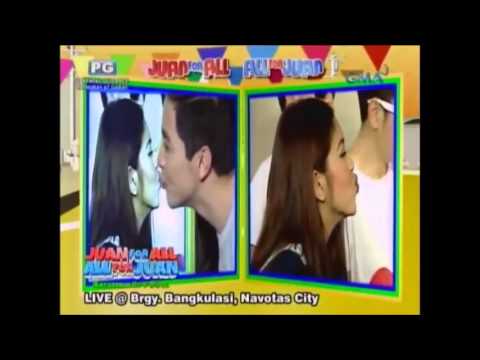 #ALDUB2ndMonthsary  Split Screen Kiss (SLOWMO)