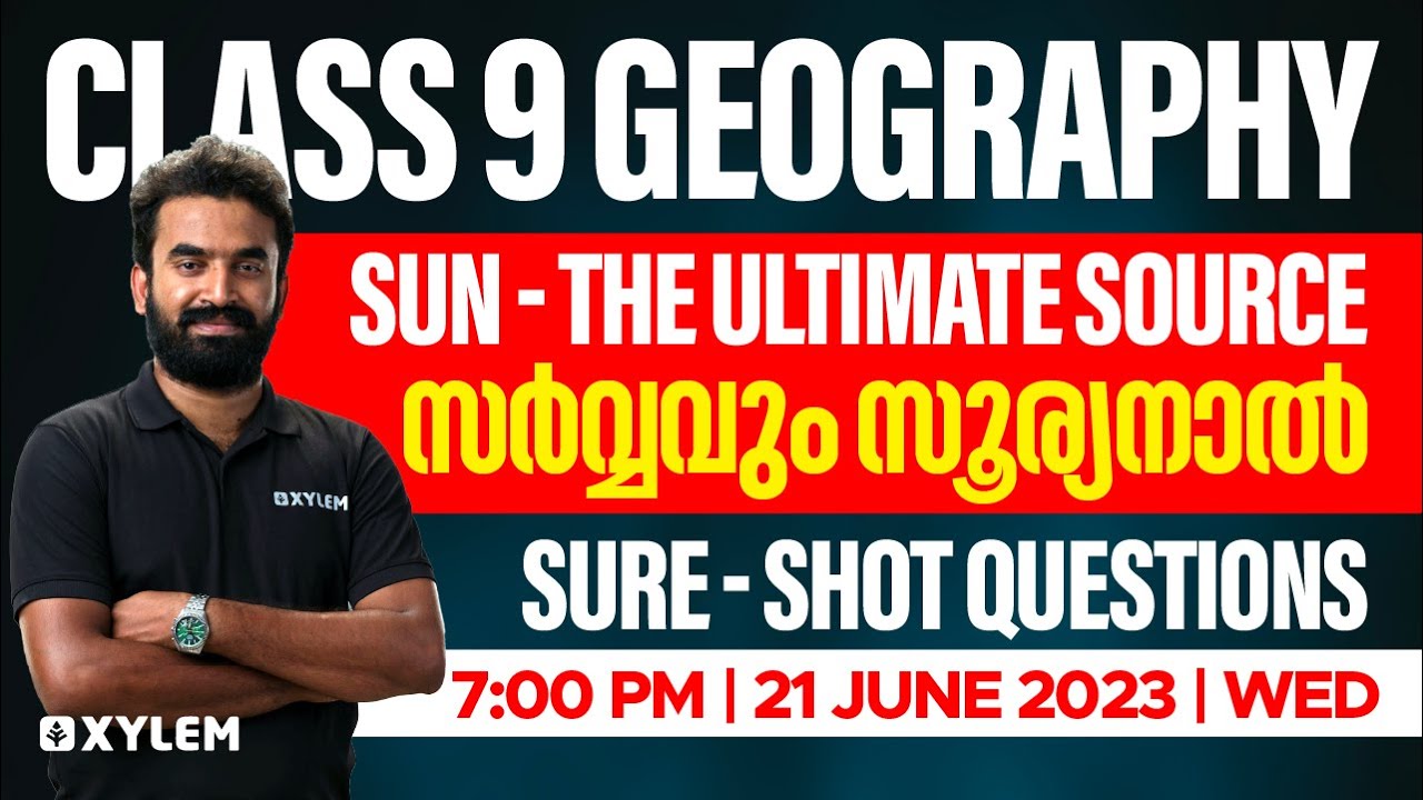 Class 9 Geography | Sun: the Ultimate Source - Sure Shot Questions ...