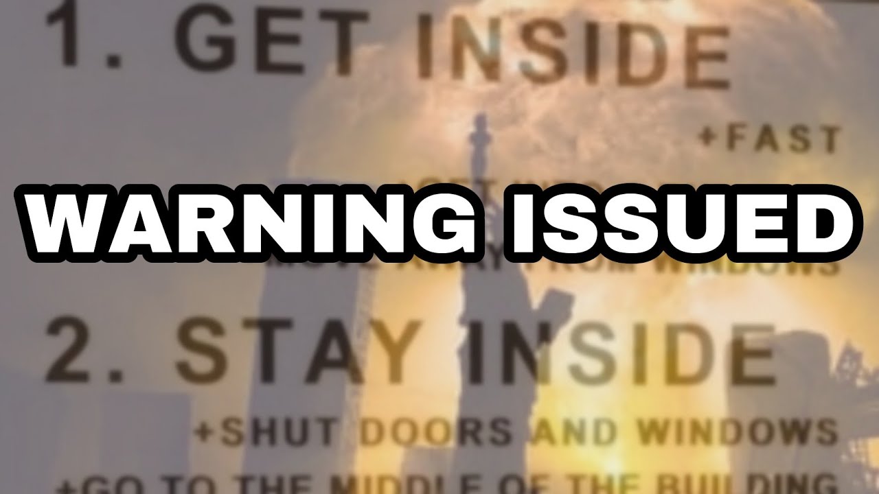 BE PREPARED for a nuclear attack? Nuclear Attack PSA Issued from New ...