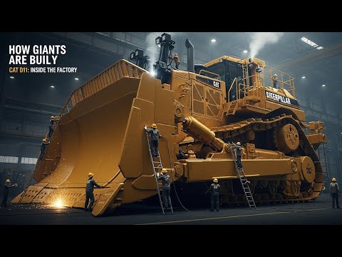 Inside Millions Dollars Caterpillar Factory | World Largest CAT D11 Bulldozer Manufacturing Process