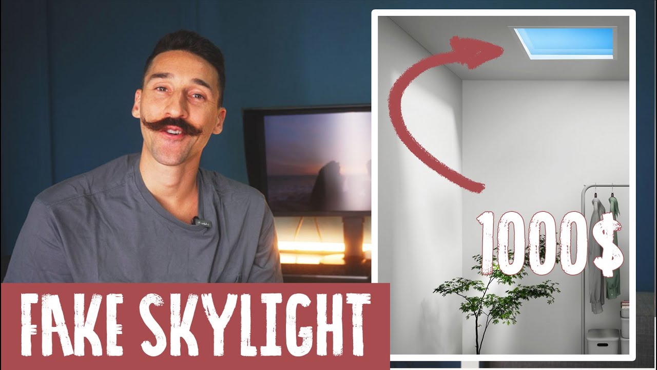 Fake LED skylight Pesetech unboxing and quick look - YouTube