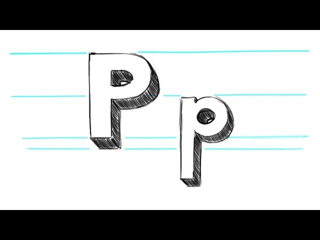 Lowercase P In Bubble Letters
