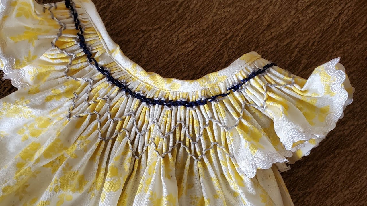 smocking dress - YouTube