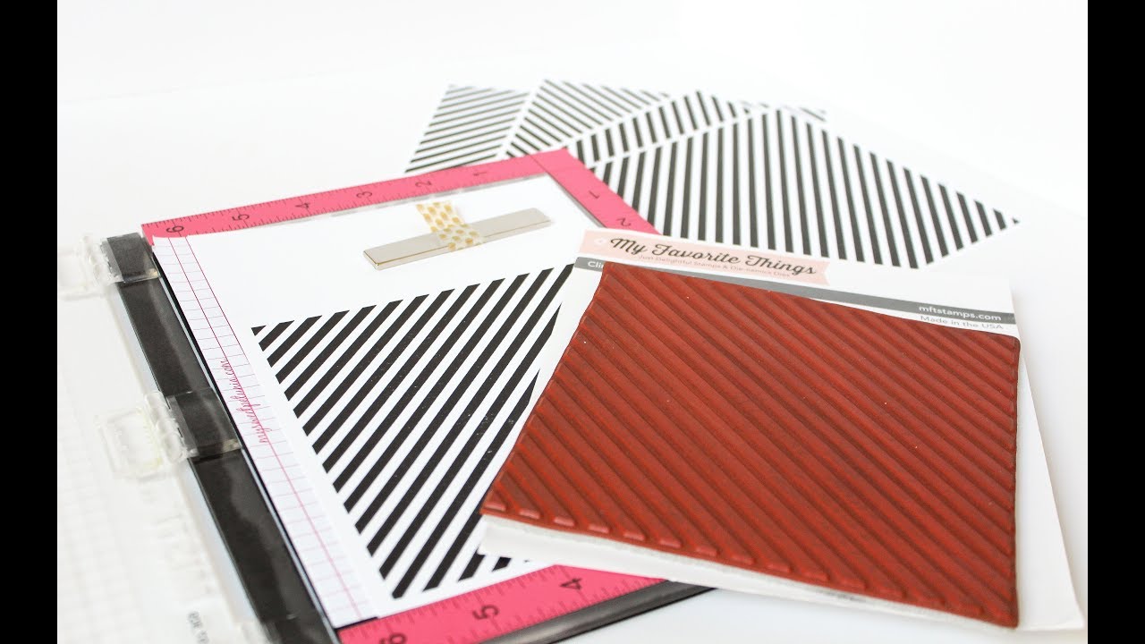 Two Minute Tip - Create Your Own Patterned Paper - YouTube