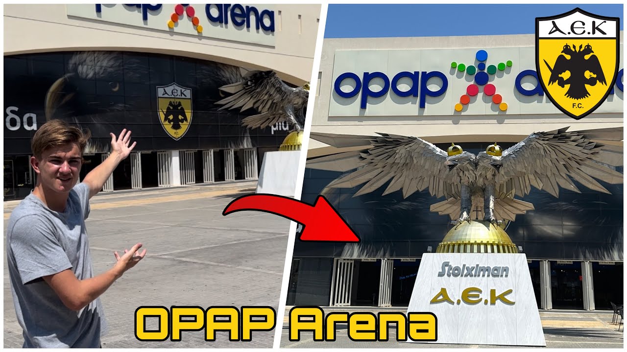 AEK ATHENS Stadium Tour! Most HISTORY in Greek Football? - YouTube