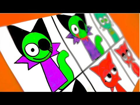 Drawing Sprunki Pyramixed PHASE 1 Vs PHASE 2: Acid, Tox, Mroona - YouTube