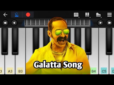 Aavesham - Galatta Song | Easy Piano Tutorial - YouTube