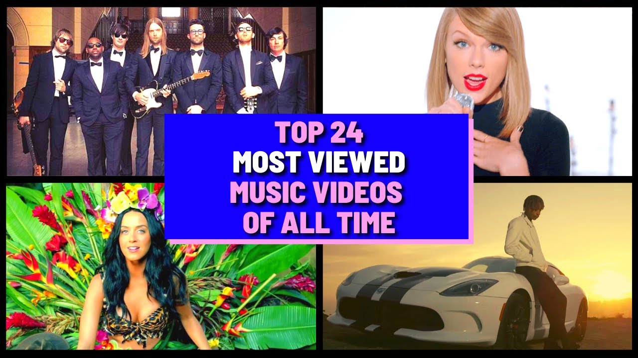 Top 24 MOST VIEWED Music Videos Of All Time | OCTOBER | - YouTube