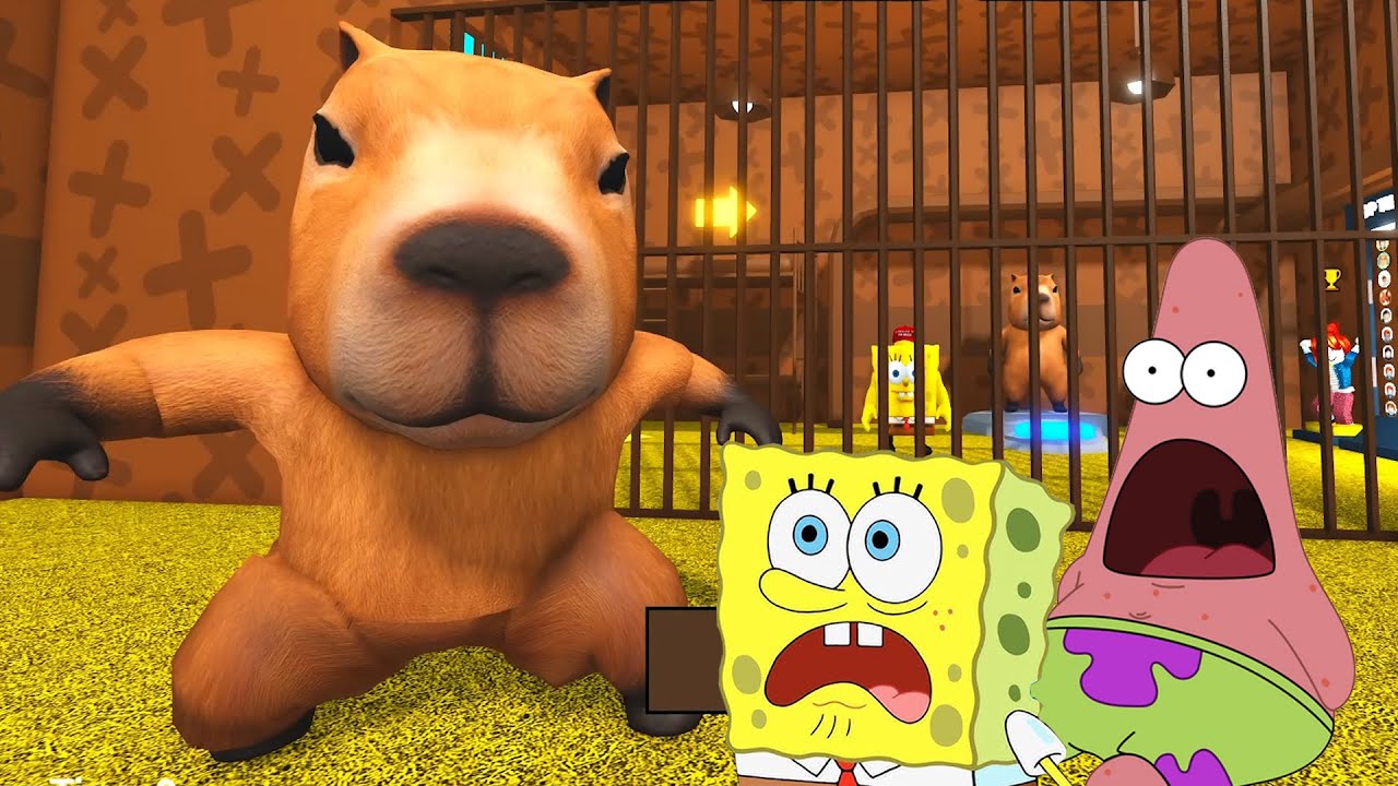 Sundjer Bob i Patrik - KAPIBARIN ZATVOR - Sundjer Bob na srpskom ROBLOX ...