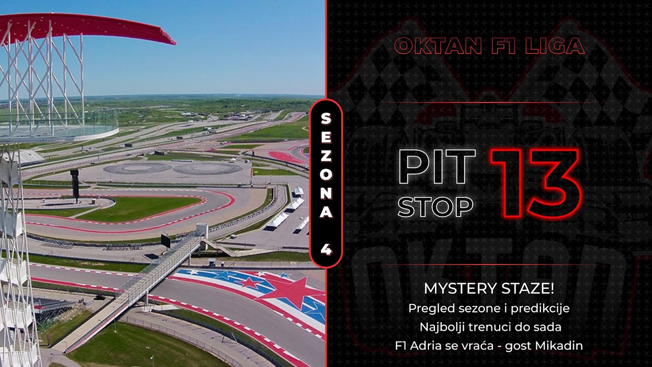 Pit Stop #13 | MYSTERY STAZE | Pregled Sezone I Predikcije | F1 Adria ...