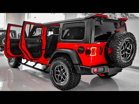 2026 JEEP Wrangler RUBICON Red Color - Brutal SUV, Interior & Exterior