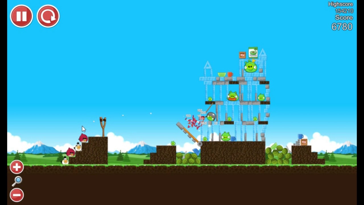 Angry Birds Breakfast 2 Level 7 Walkthrough 3 Star - YouTube