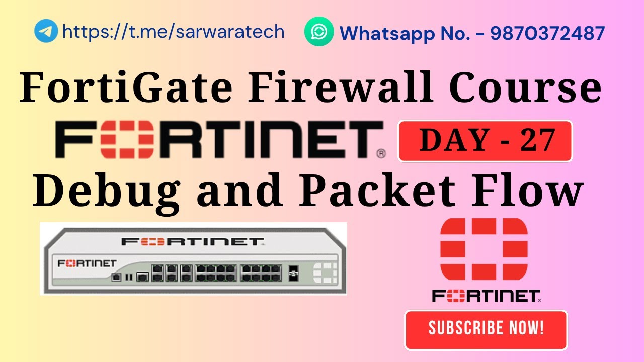 Day 27 - FortiGate Packet Flow in Detail - YouTube