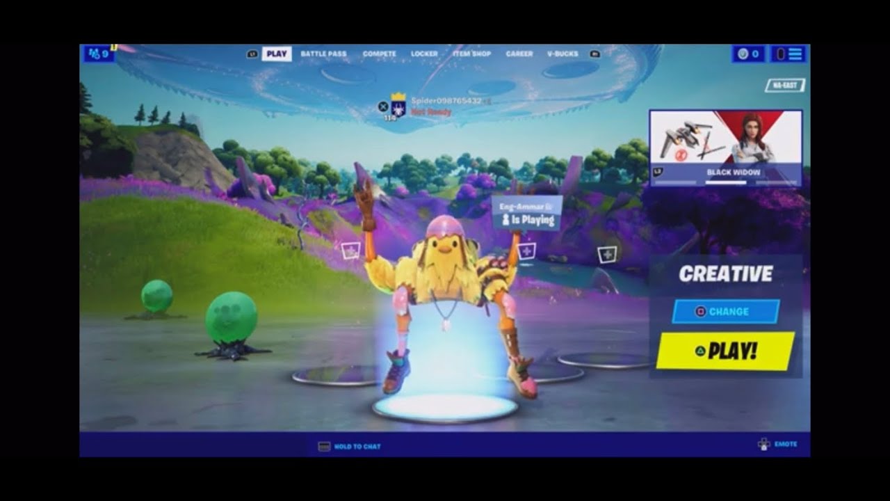 How to use Built in emotes on any skin in fortnite. - YouTube