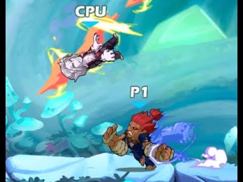 Brawlhalla 161 Hit Akuma Gauntlets/Unarmed Combo - YouTube