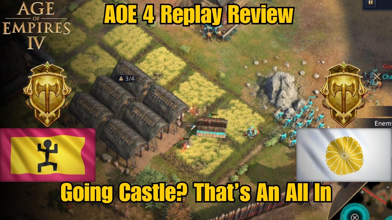 AOE 4 - Replay Reviews - Gold Japan AND Gold Malian - YouTube