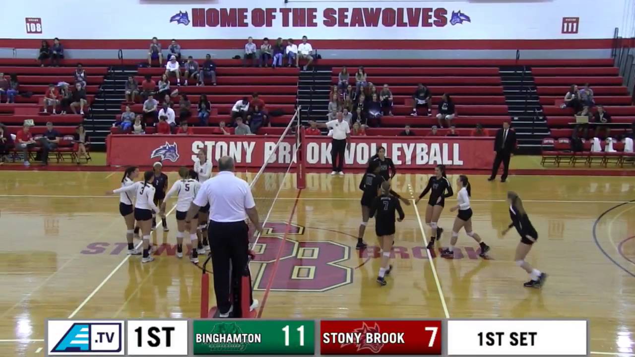 Stony Brook Volleyball vs. Binghamton - Oct. 7, 2016 - YouTube