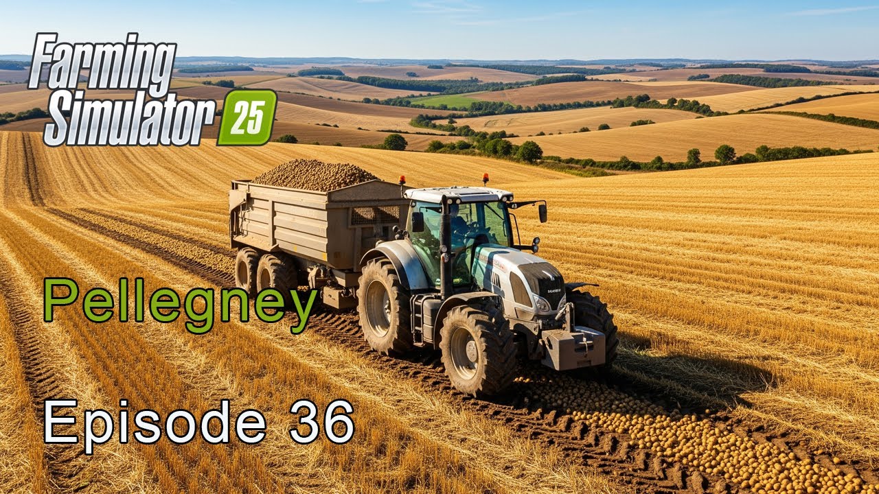 THIS Is How You Farm Potatoes in FS25! | Pellegney Ep 36 | Farming ...
