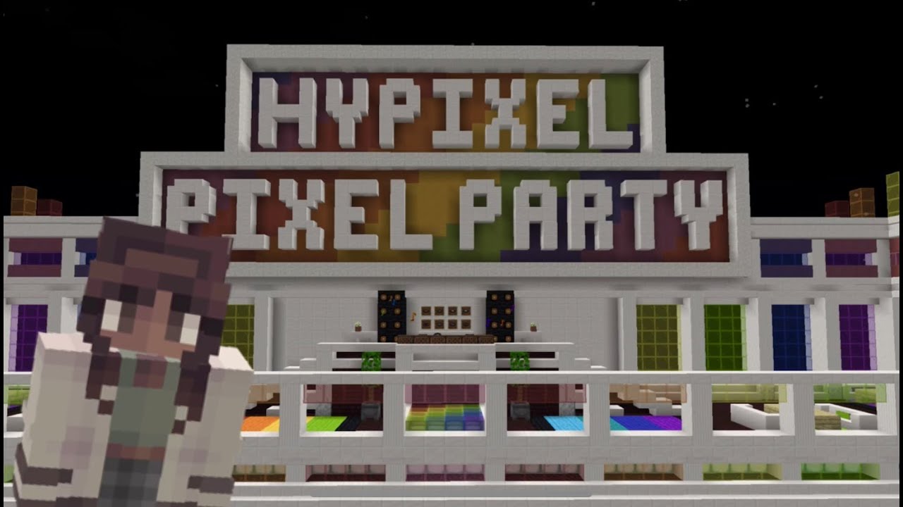 Minecraft - HYPIXEL Pixel Party!! - Aubrie Elise - YouTube