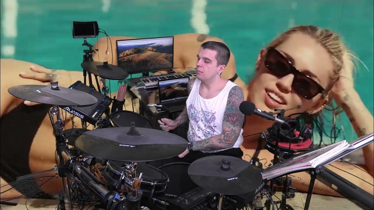 Miley Cyrus Flowers Drum Cover - YouTube