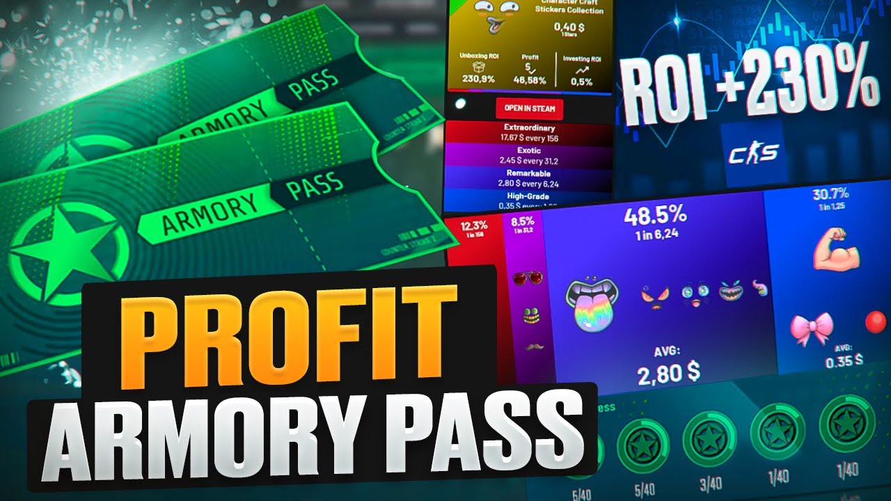 800 STARS CS2 ARMORY PASS (HUGE PROFIT) - YouTube