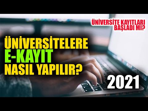 2021 ÜNİVERSİTELERE E-KAYIT NASIL YAPILIR? ADIM ADIM ANLATIM! E-KAYIT DİKKAT EDİLMESİ GEREKENLER!