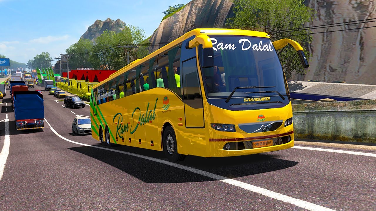 Indian Volvo Bus | Super Overtakes | B11r Volvo - YouTube