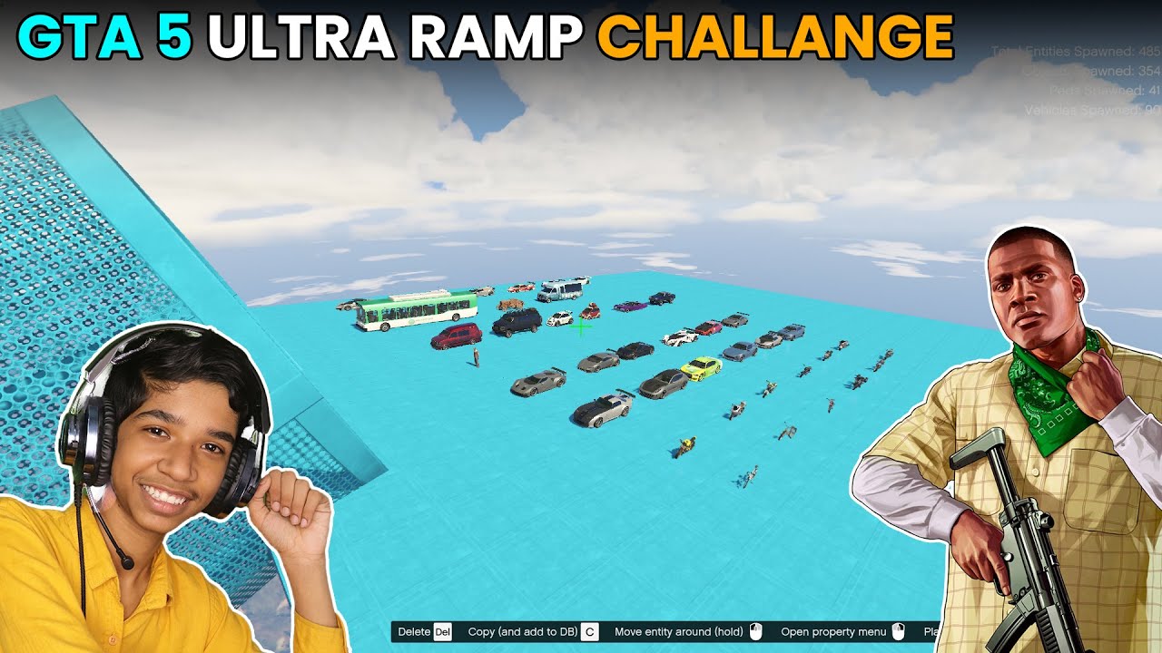 ULTRA RAMP CHALLENGE IN GTA 5 | 98.56% IMPOSSIBLE ULTRA RAMP GTA 5 ...