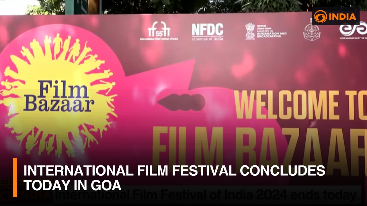 International Film Festival concludes today in Goa | IFFI 2024 | DD ...