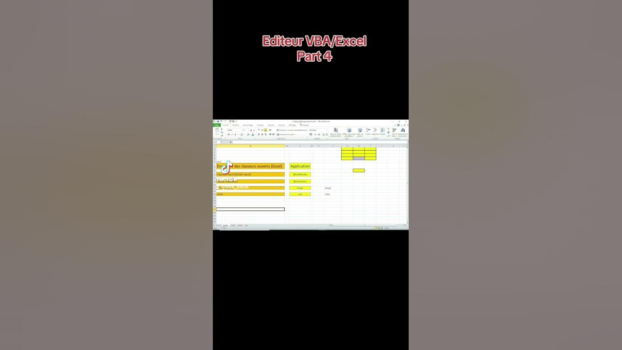 Foryou Vba Vbaexcel Excel For Foreach If Cell Range Youtube