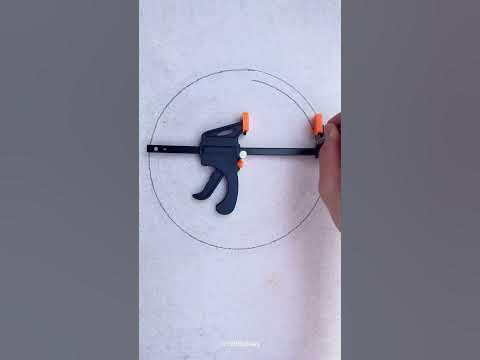 Amazing way to draw circles with a clamp #shorts - YouTube