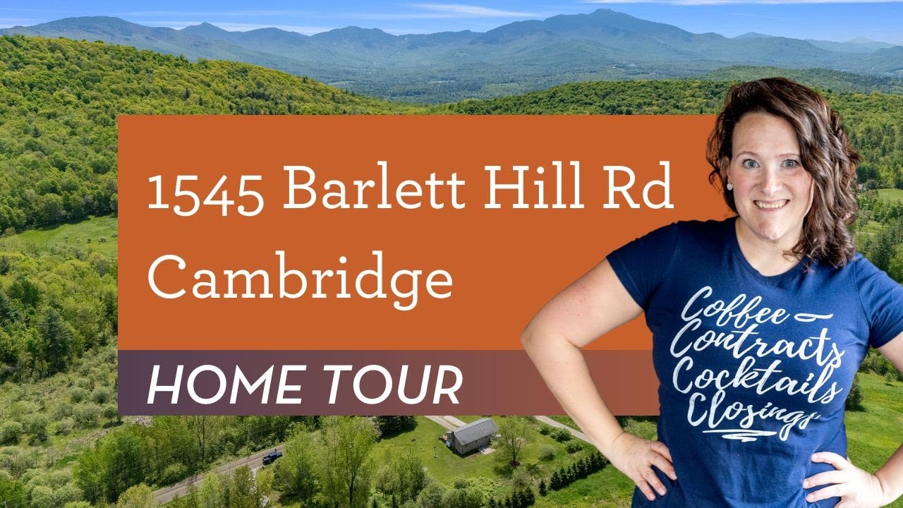 Cambridge, Vermont Home Tour - 1545 Bartlett Hill Rd - YouTube