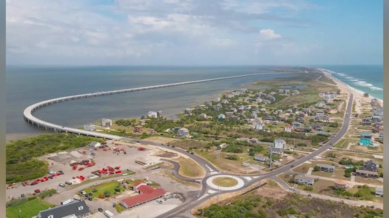 Rodanthe 'Jug Handle' Bridge opens to drivers on Thursday - YouTube