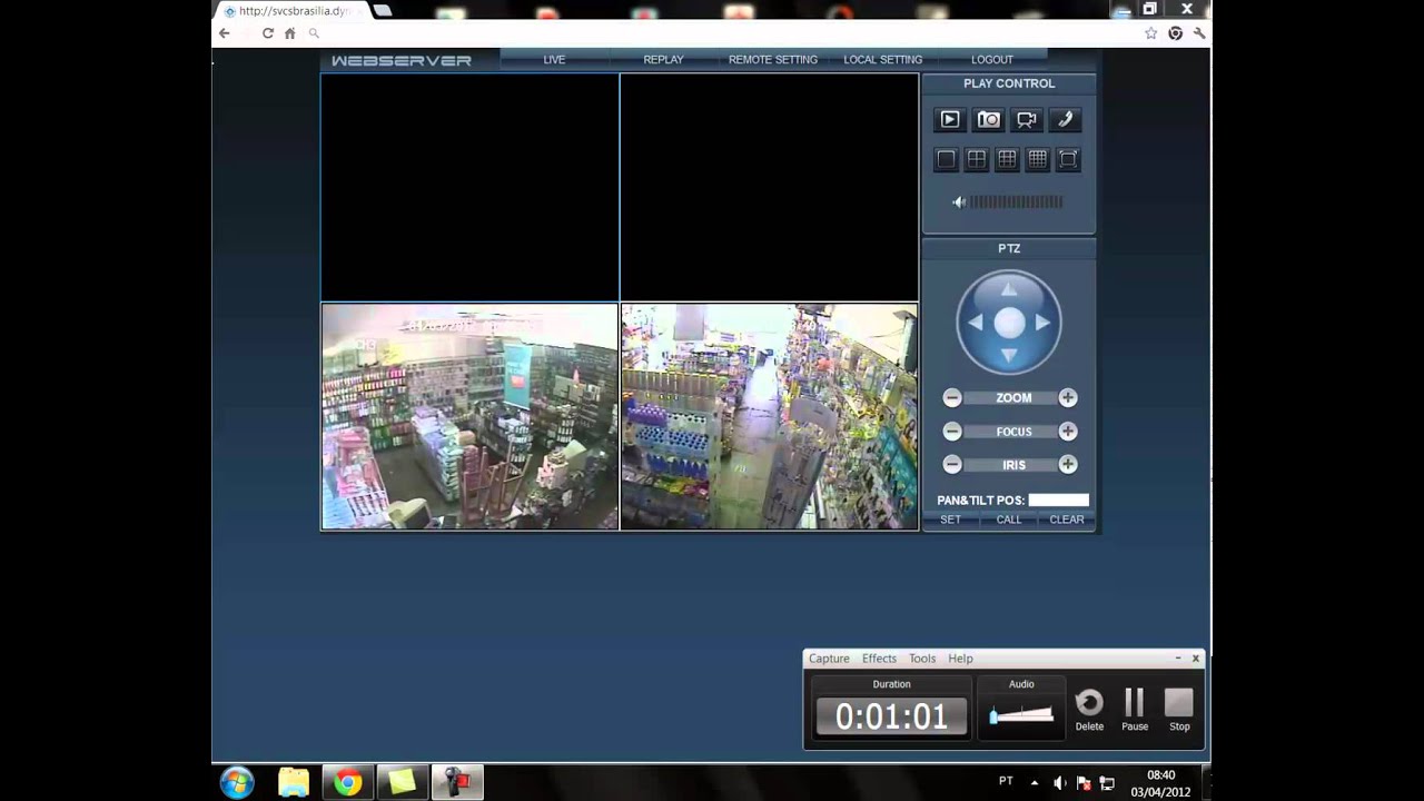 Acesso via web DVR - YouTube