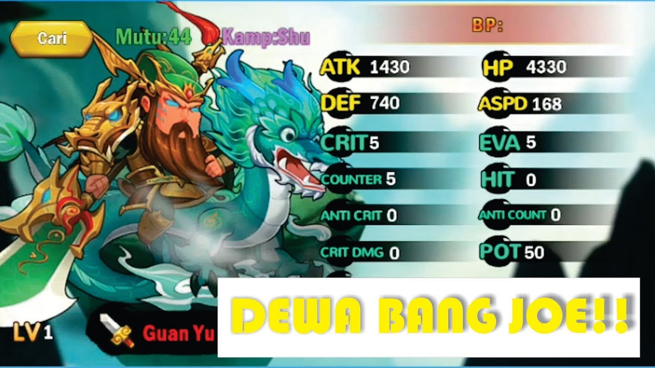 Dewa Terkuat di Dewa Ngamuk Guan Yu? - Dewa Ngamuk - YouTube