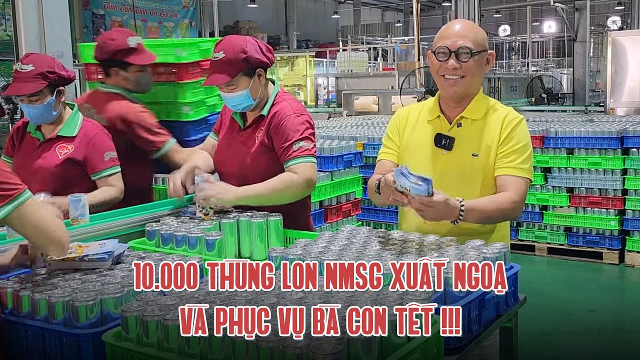 10 ngàn thùng Nước Mát Sài Gòn lon 320ml rực rỡ chào xuân với bao bì ...