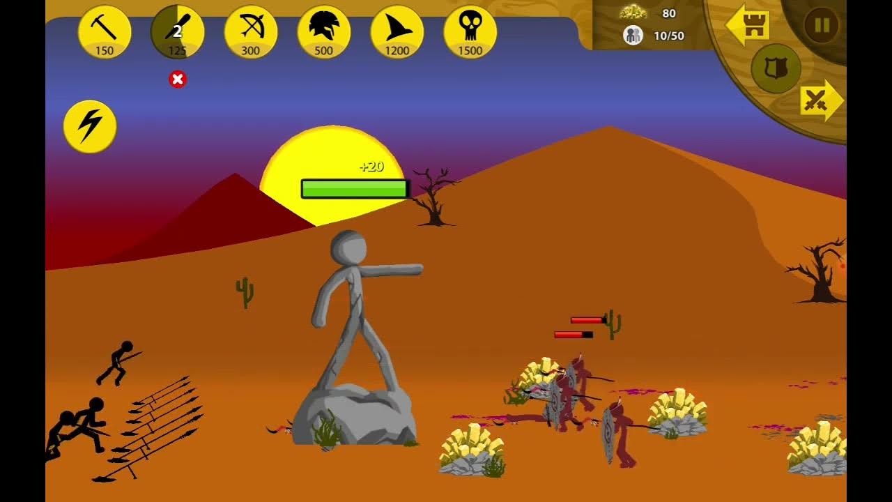 Iraespadines Nivel 1 VS Emboscada 1 Campaña Normal Stick War Legacy-Swordwrath Hoja 🍃 - YouTube