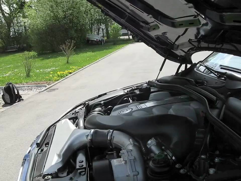 Alpina B5 engine and supercharger - YouTube