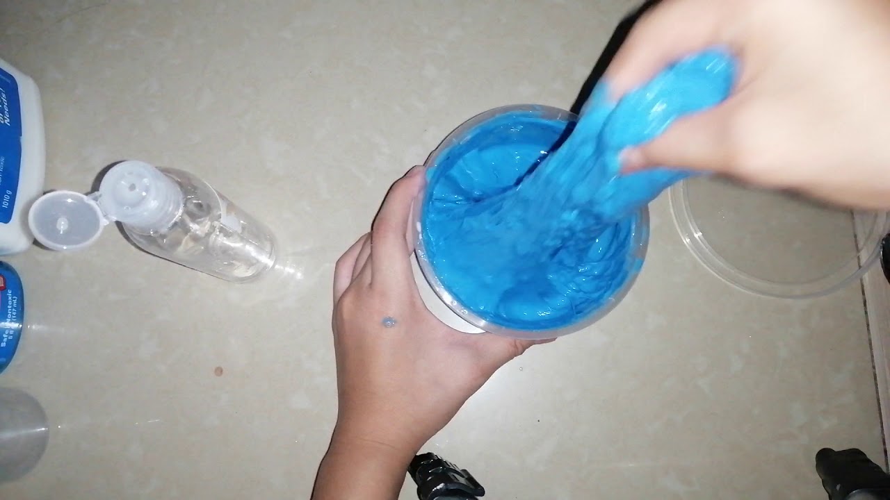 BLUE CLOUD SLIME☁️💙 - YouTube