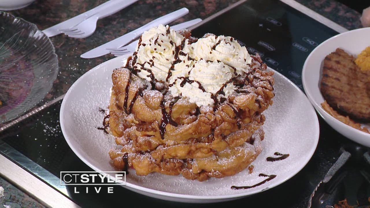 In The Bender Kitchen: Six Flags New England serving three tier funnel ...