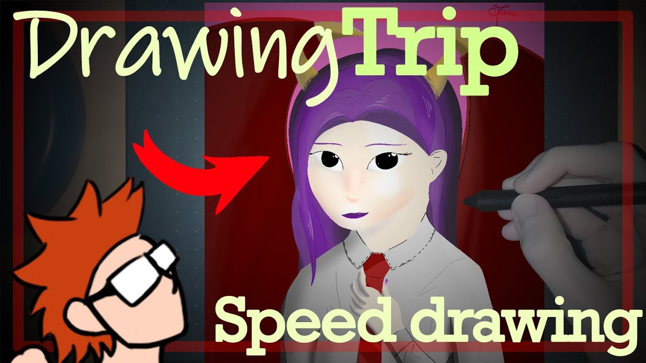 [Drawing trip] Demon - Speed drawing - YouTube